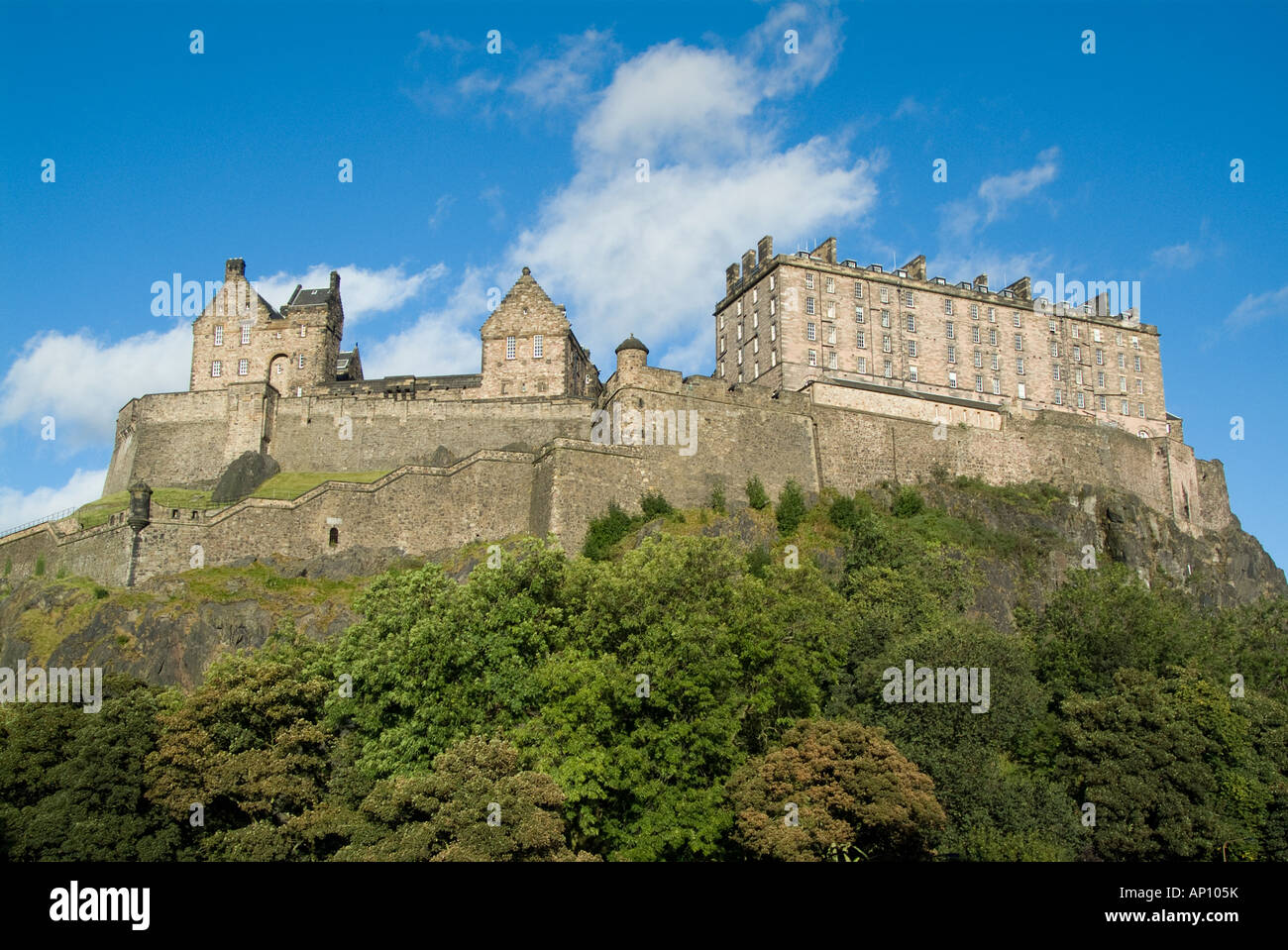 Edinburgh castle Rock Scot Scottish Scotland UK United Kingdom England ...