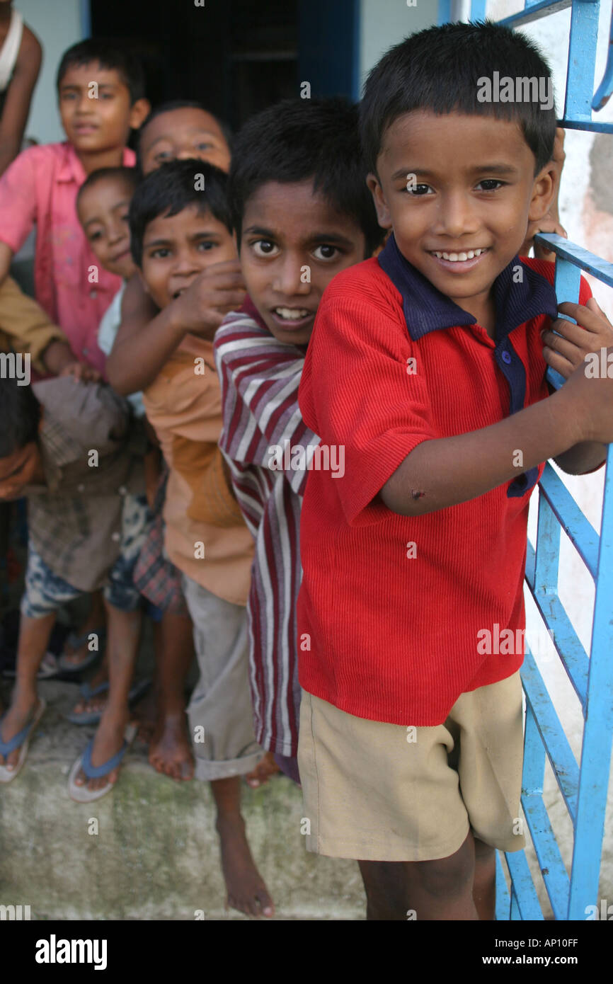 Bengali boys playing at a village school near Kolkata Stock Photo - Alamy