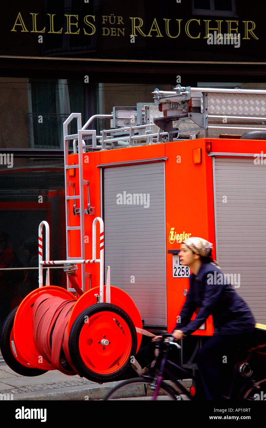 Fire brigade, Berlin, Germany Stock Photo - Alamy