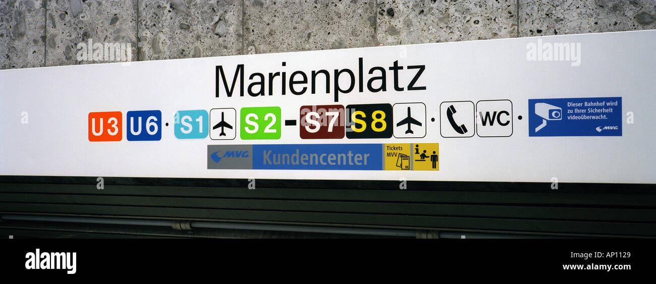 Munich underground train map hi-res stock photography and images - Alamy