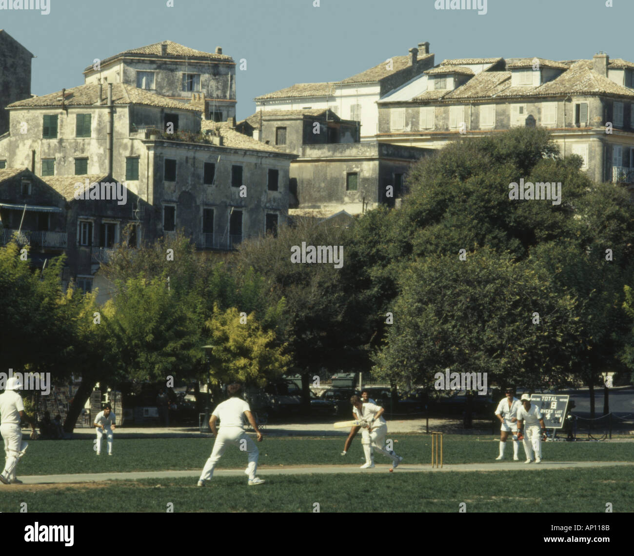 Greece Corfu Cricket Stock Photo - Alamy