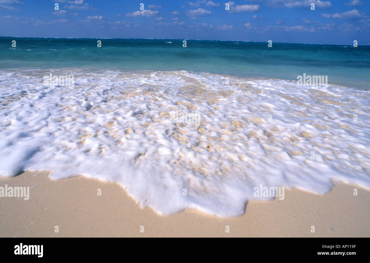 waves lapping at beach Stock Photo - Alamy