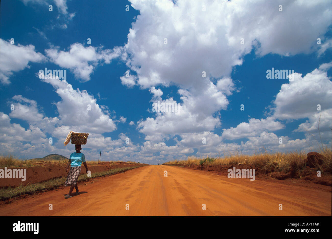 Road near Ihosy, Madagaskar, Africa Stock Photo - Alamy