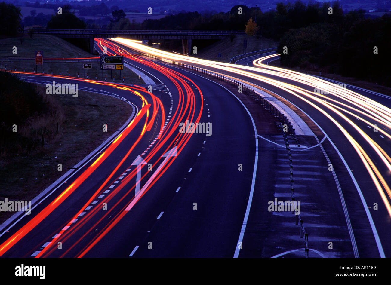 Dual Carriageway Busy Road Junction High Resolution Stock Photography ...