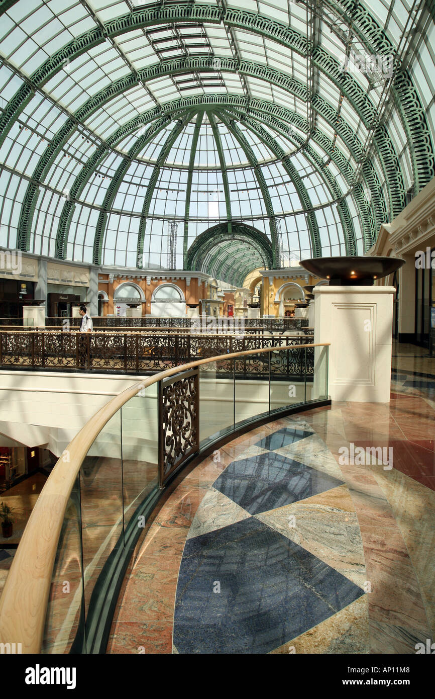 A view of the pathways and roof inside the newly opened Mall of the ...