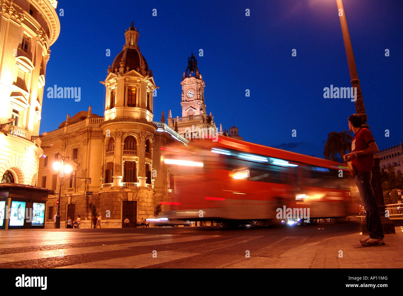 Valencia Town Hall, Valencia, Spain Stock Photo - Alamy