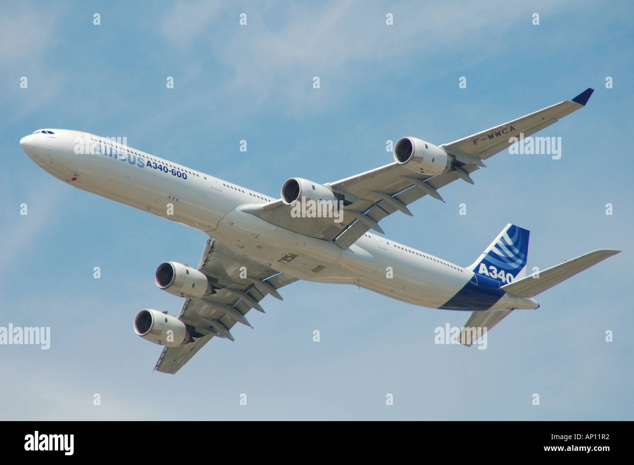 Airbus A340-600 at Farnborough International 2006 Stock Photo - Alamy