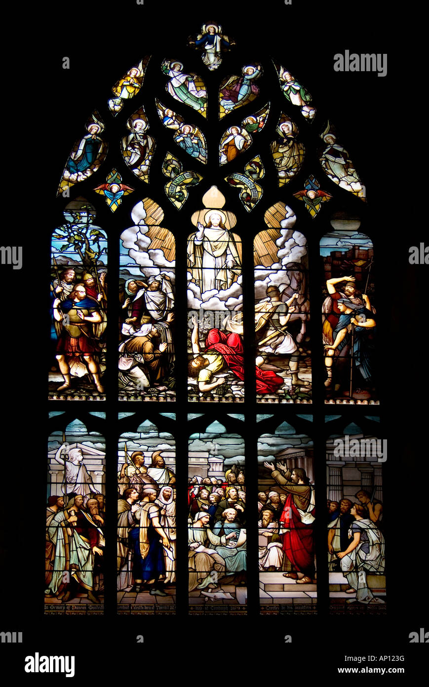 saint giles cathedral stained glass window Edinburgh church St High ...