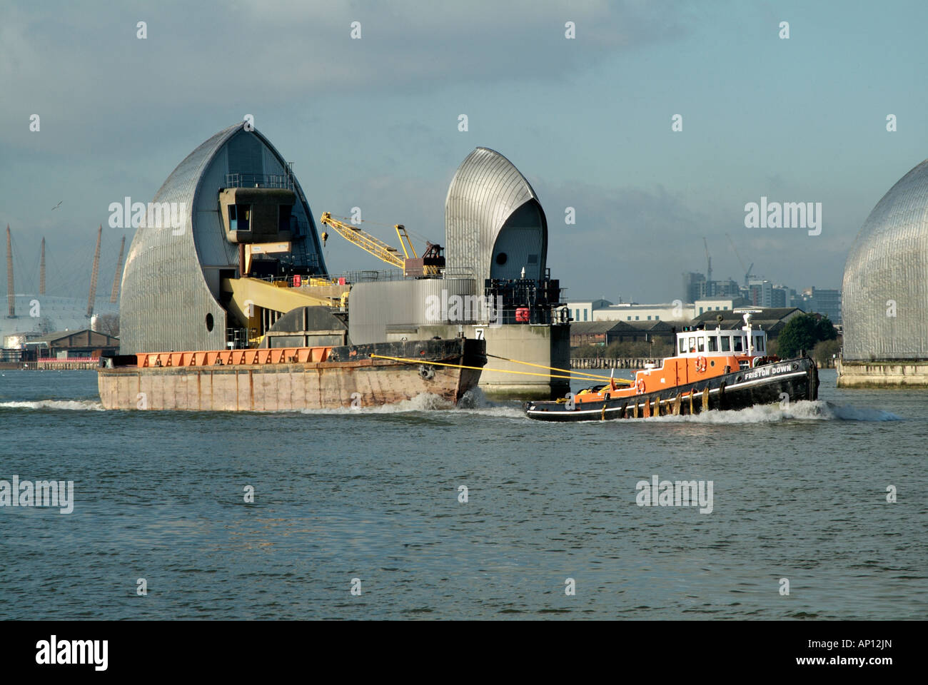 river thames barrier Flood defence Woolwich London England Landmarks ...