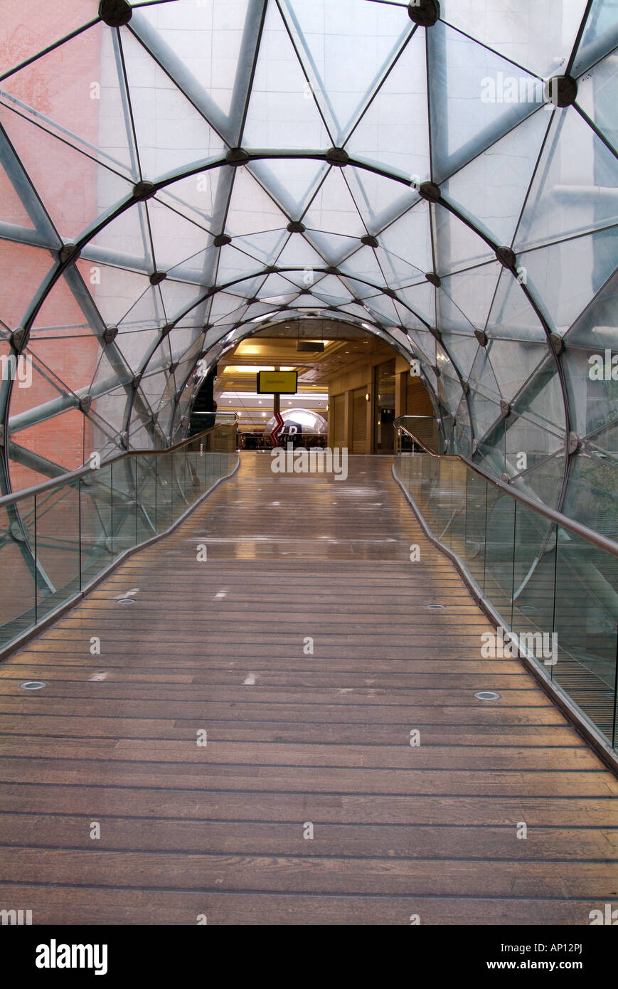 Glass connecting tunnel bridge arndale Selfridges marks spencer tube ...