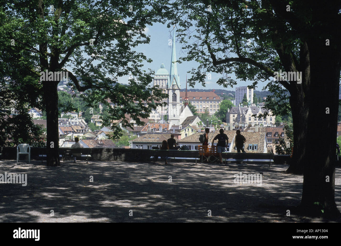 Switzerland lindenhof park hi-res stock photography and images - Alamy