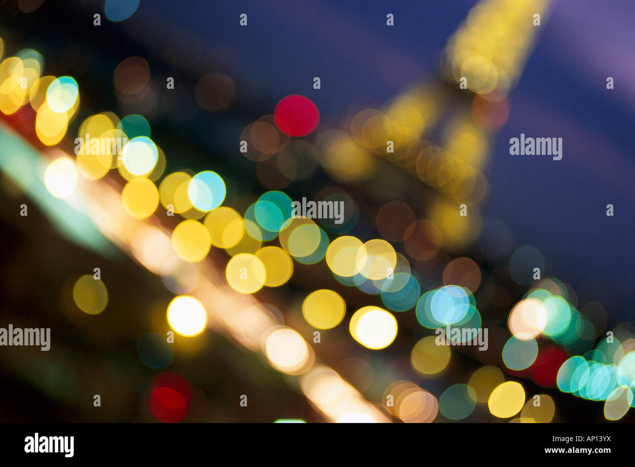 Eiffel Tower blurred, Paris, France Stock Photo - Alamy