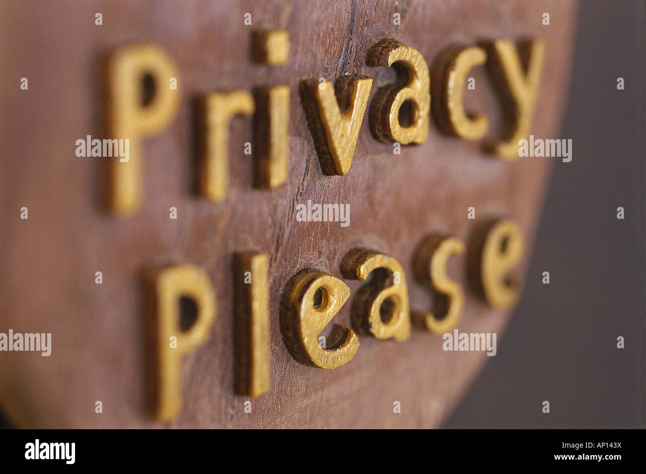 Privacy sign, Hotel Banyan Tree Spa, Bangkok, Thailand Stock Photo - Alamy