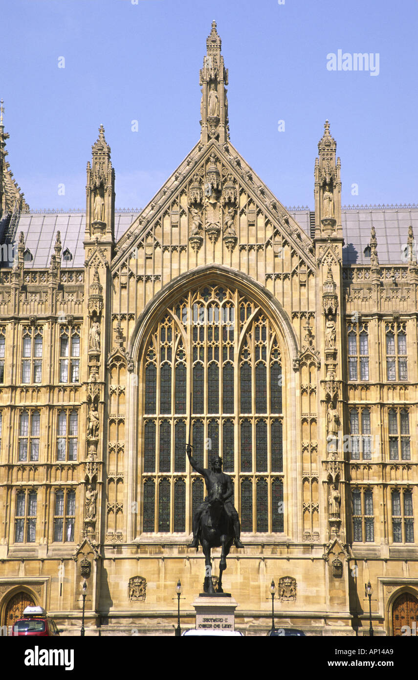 South Window, Westminster Hall, Houses Of Parliament, London, UK Stock ...