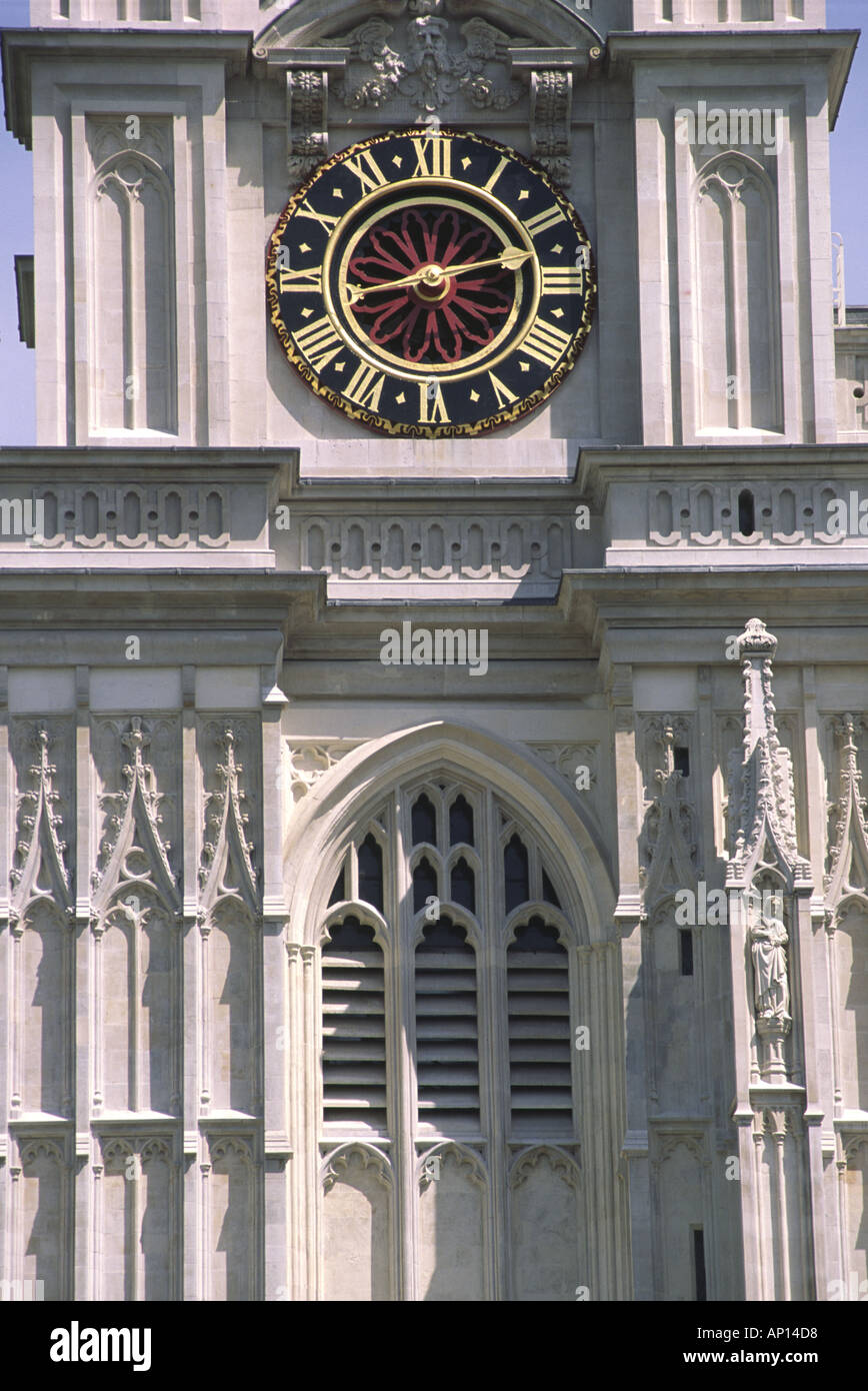 Clock Tower Westminster Abbey London Stock Photo - Alamy