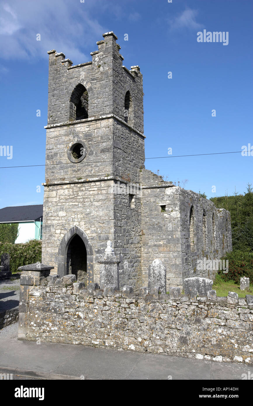 Old ruined Church Cong County Mayo Republic of Ireland Stock Photo - Alamy