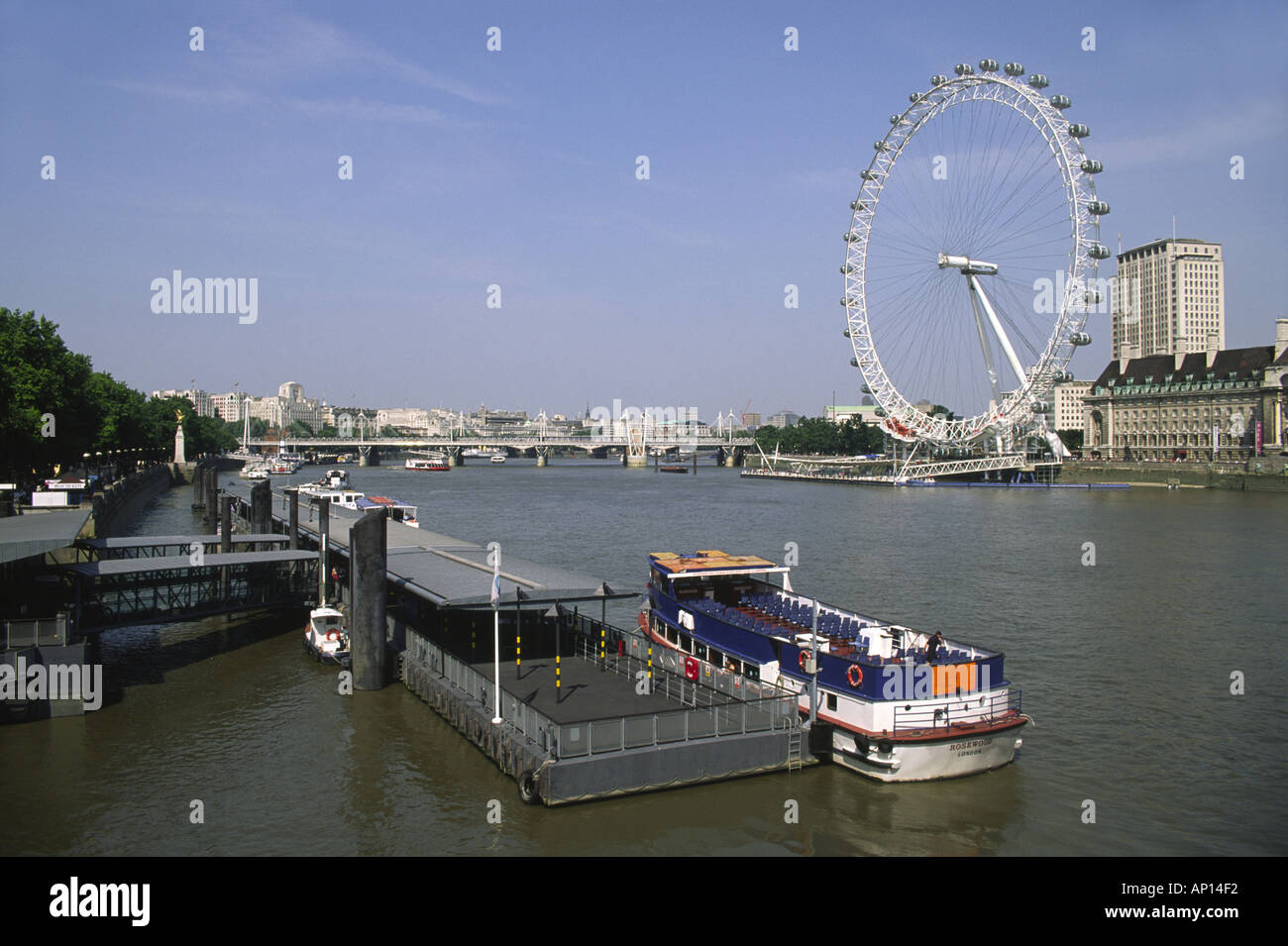 Westminster moorings hi-res stock photography and images - Alamy