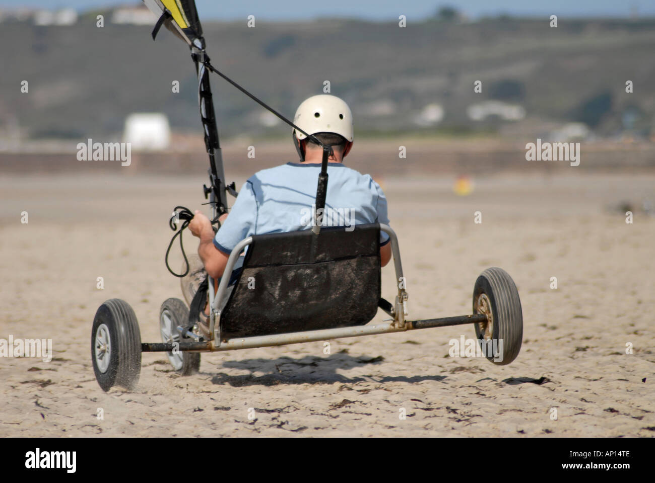 Blokart land yacht hi-res stock photography and images - Alamy