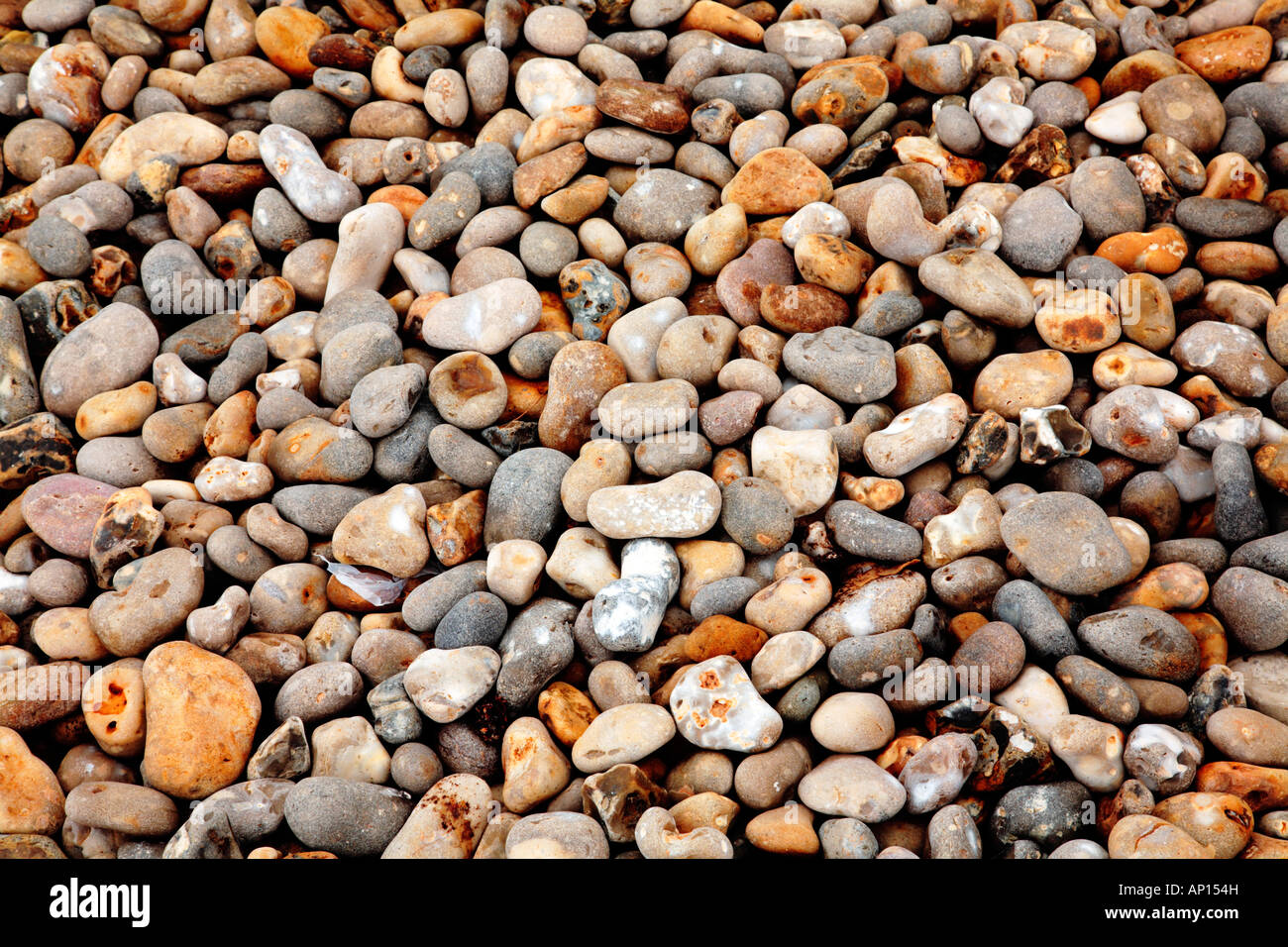 FLINT COBBLES IN A VARIETY OF COLORS LYING ON BEACH Stock Photo - Alamy