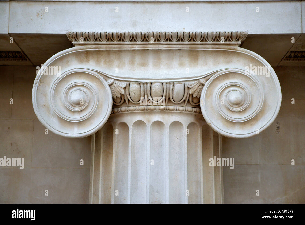 Ionic Column Capital, British Museum, London UK Stock Photo - Alamy