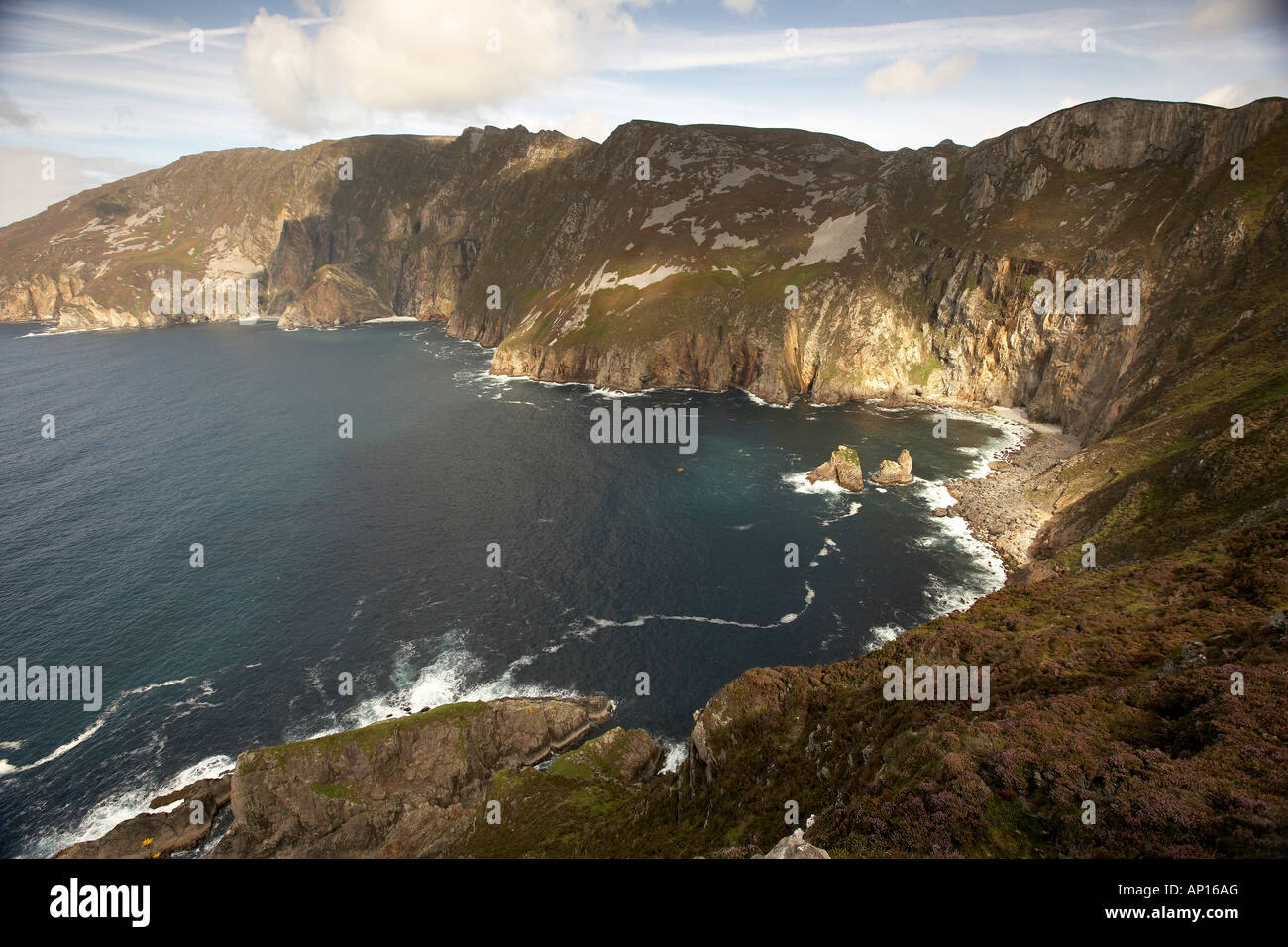 Slieve League Southwest Donegal Ireland The highest sea cliffs in ...