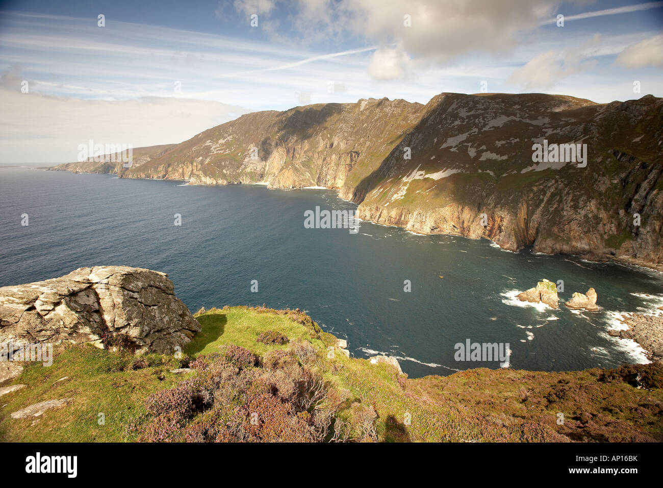 Slieve League Southwest Donegal Ireland The highest sea cliffs in ...