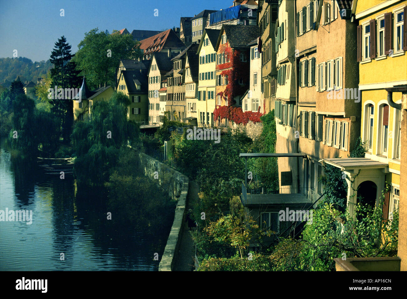 Tuebingen and Nekar, Baden Wuerttemberg, Germany Stock Photo - Alamy