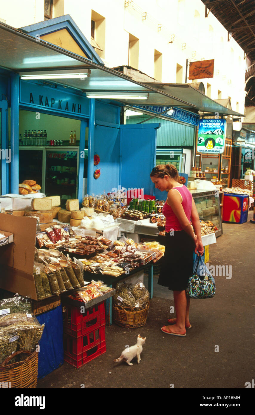 Market hall chania hi-res stock photography and images - Alamy