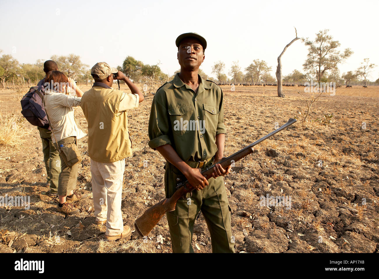 Safari Guide With Gun