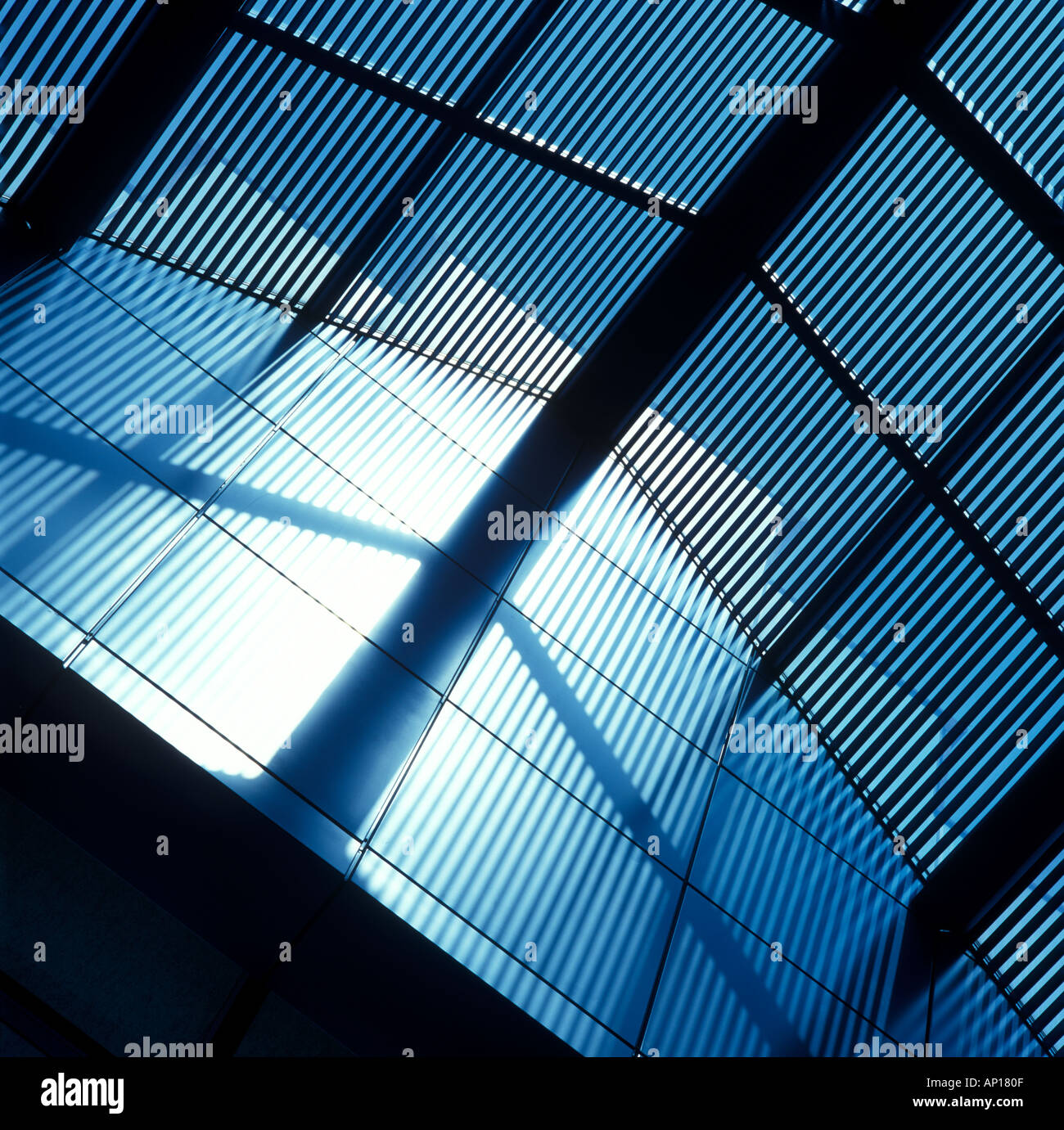 Aluminium glass roof pattern Stock Photo - Alamy