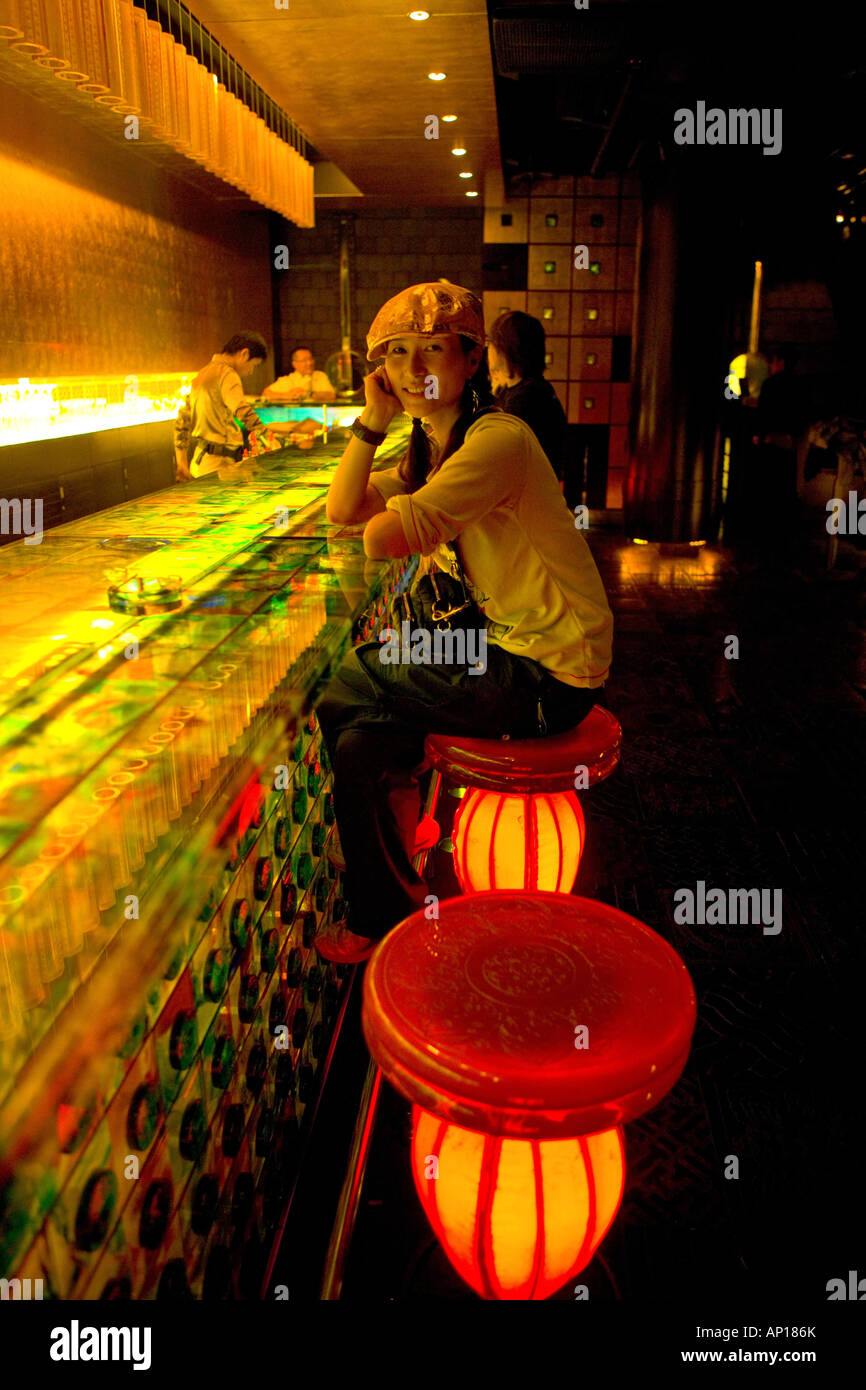 Xintiandi, TMSK Bar, counter, Shikumen, Shanghai, China Stock Photo - Alamy