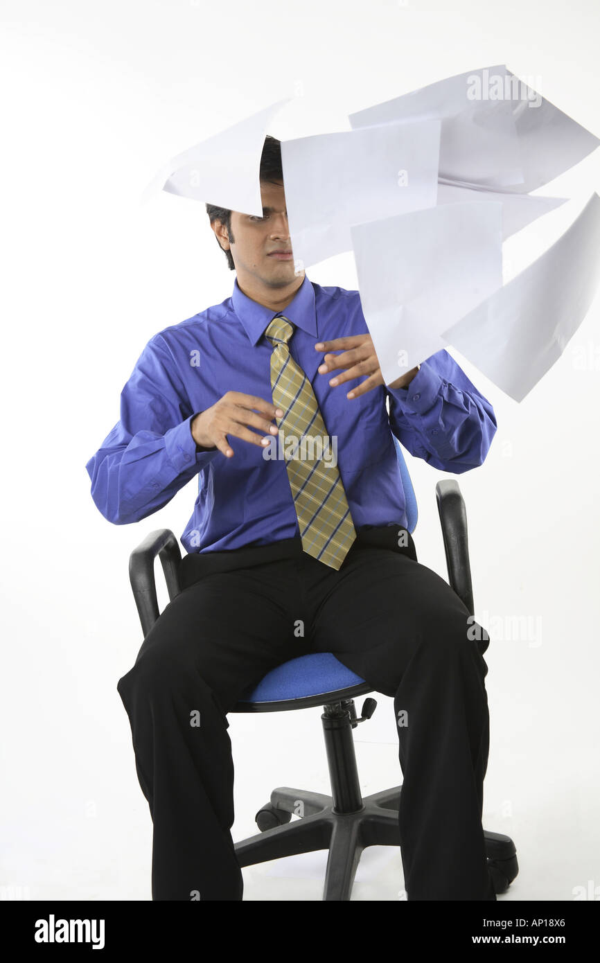 Man throwing chair hi-res stock photography and images - Alamy
