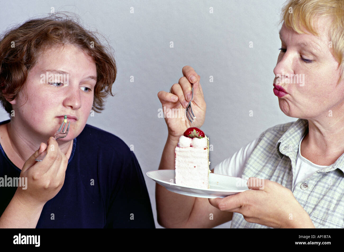 Funny pictures of people eating hi-res stock photography and images - Alamy