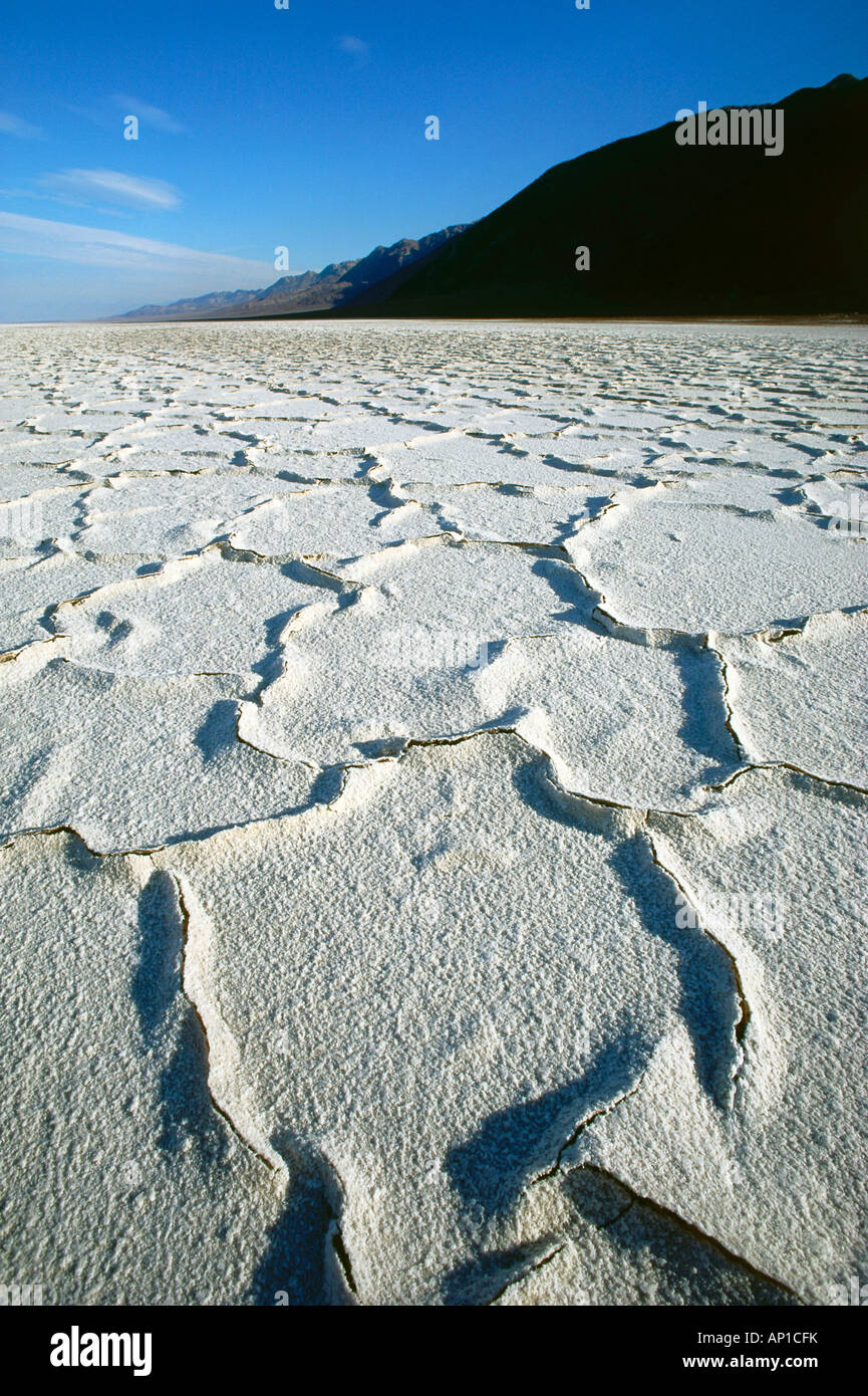 Salt crust, Death Valley, California, USA Stock Photo - Alamy
