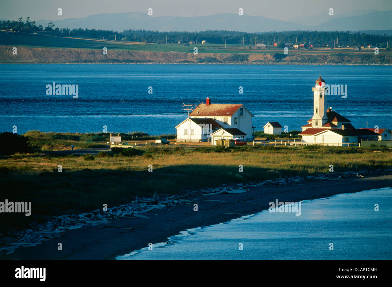 Point Wilson, Lighthouse north of Puget Sound, Olympic Peninsula ...