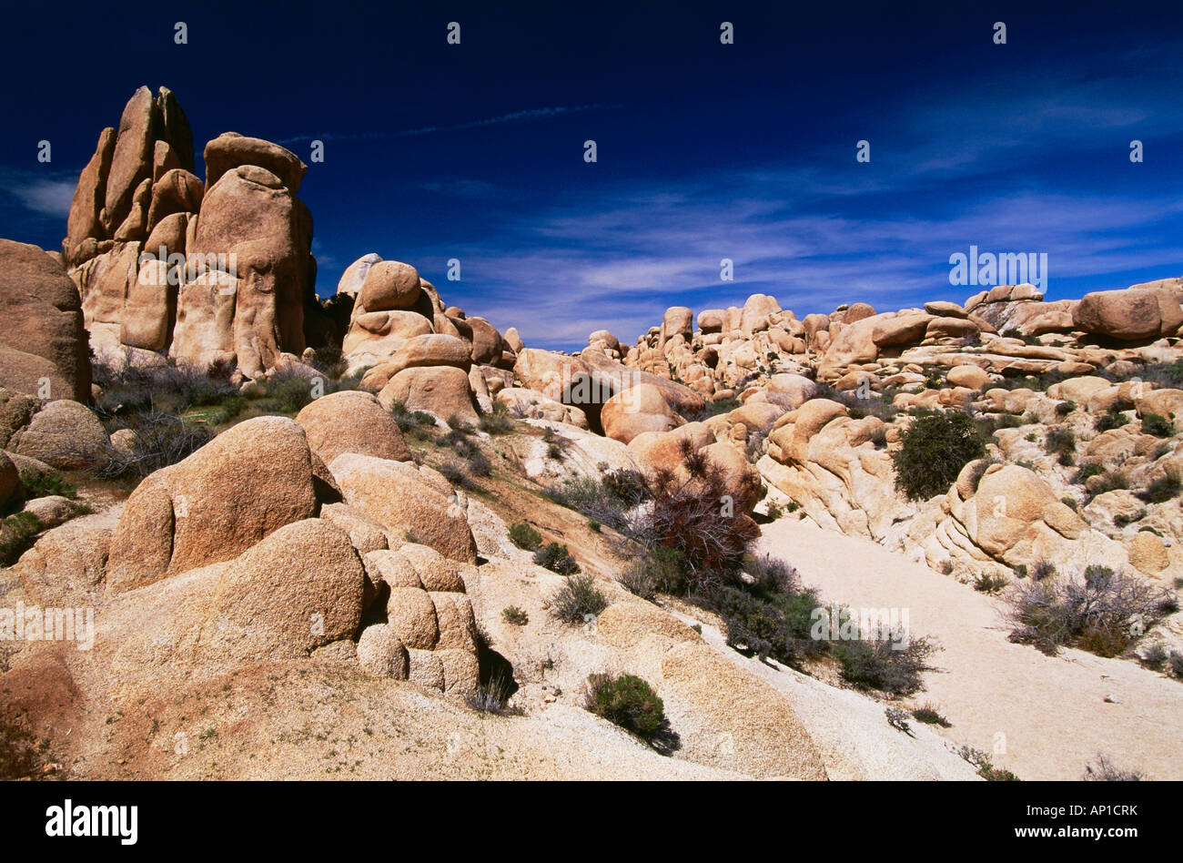 Rock formations, White Tank, Joshua Tree National Park, South ...