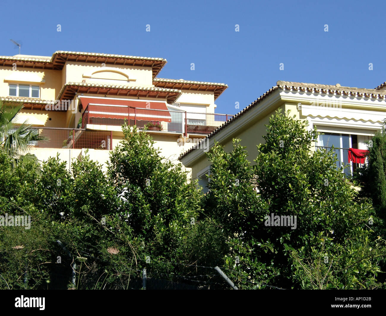 Typical modern villa on development hi-res stock photography and images ...