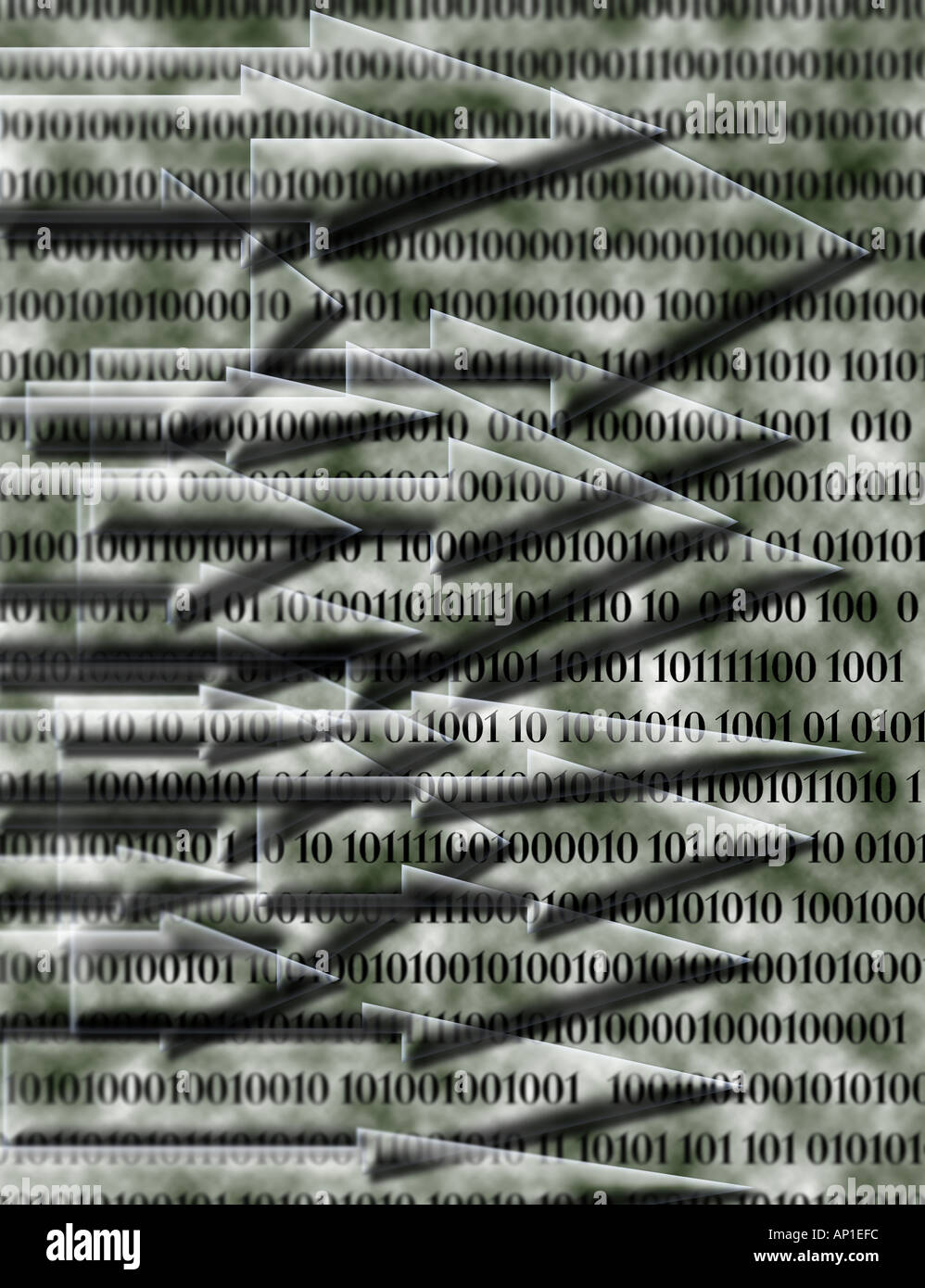 digital binary code information ones and zeros Stock Photo - Alamy