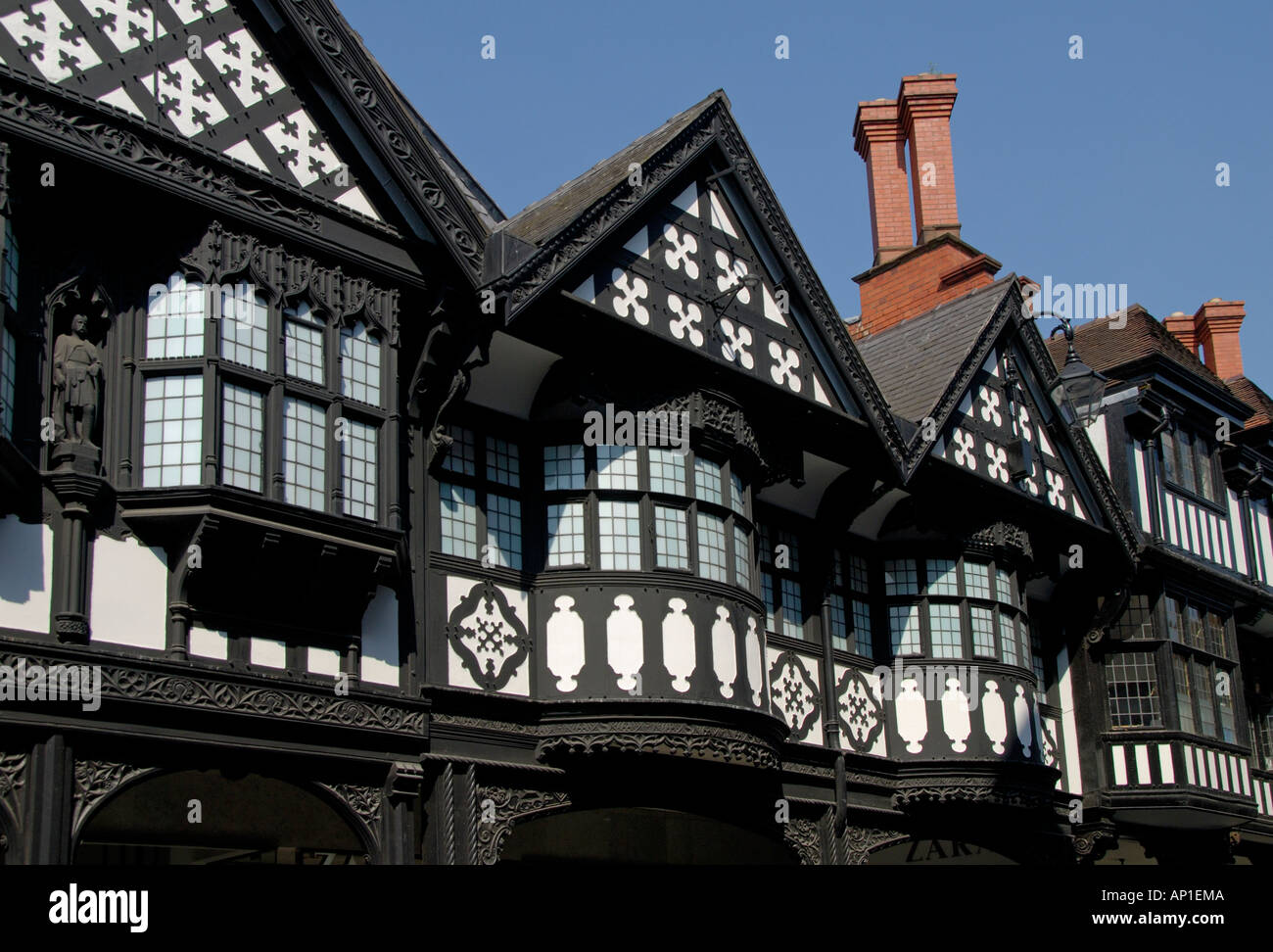 Tudor houses Chester England Stock Photo - Alamy