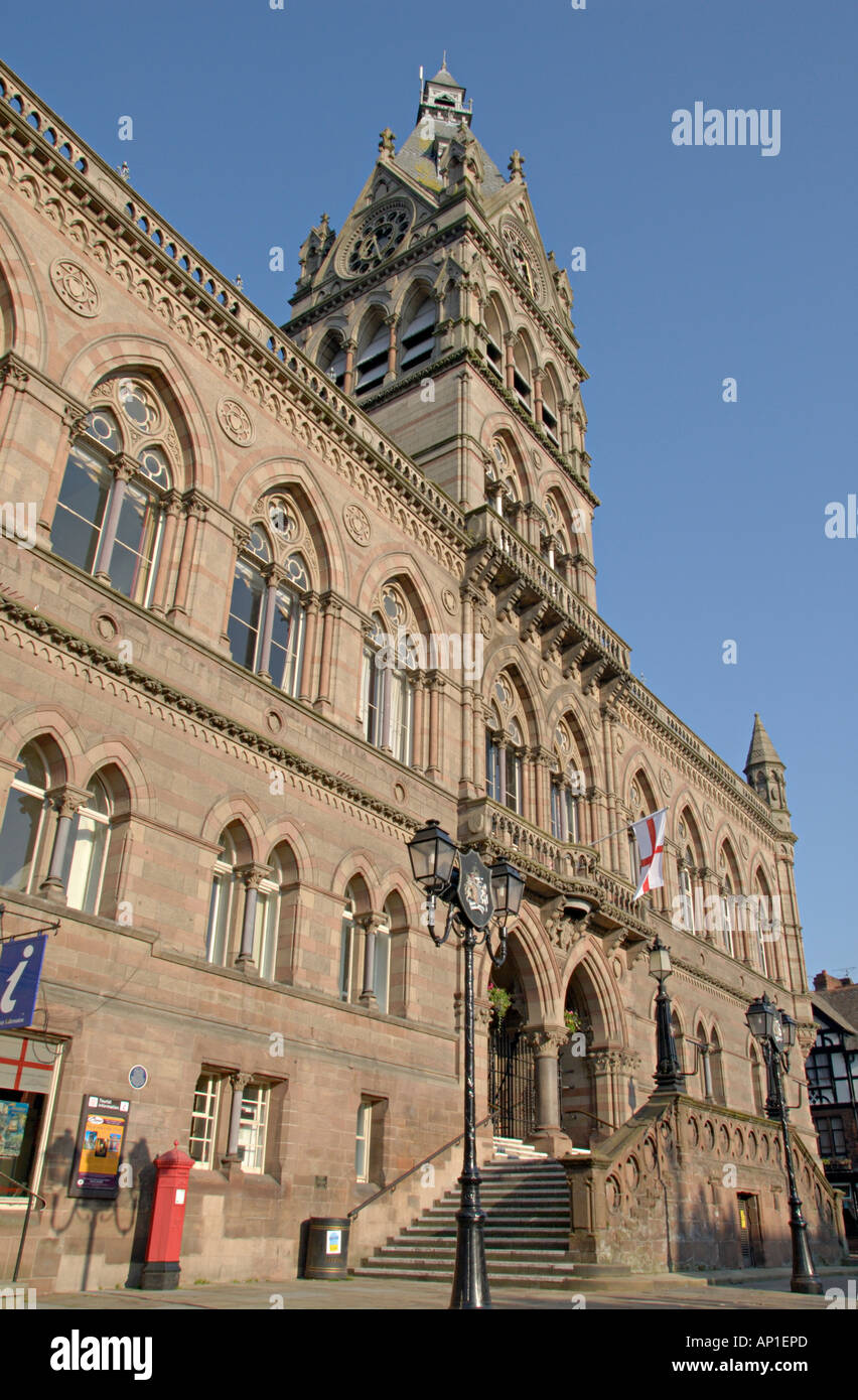 Chester town hall tower hi-res stock photography and images - Alamy