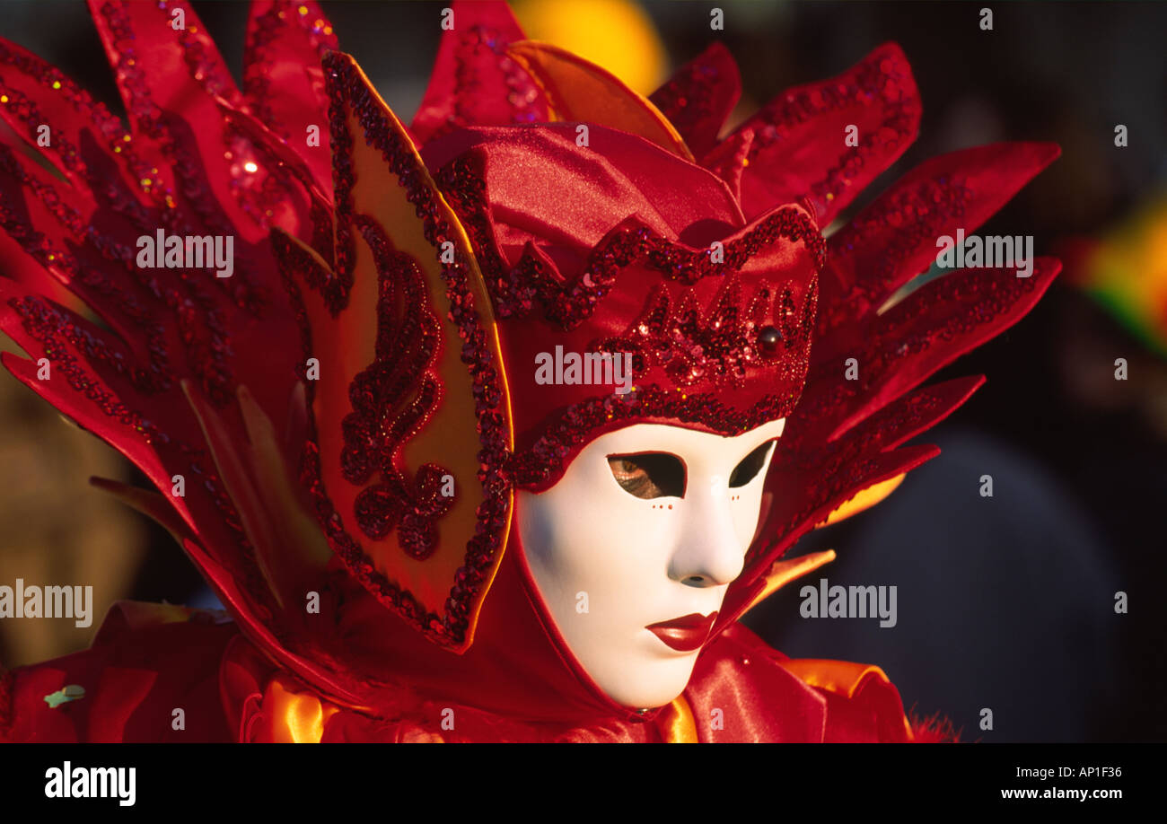 Venice carnival figure Italy Stock Photo - Alamy