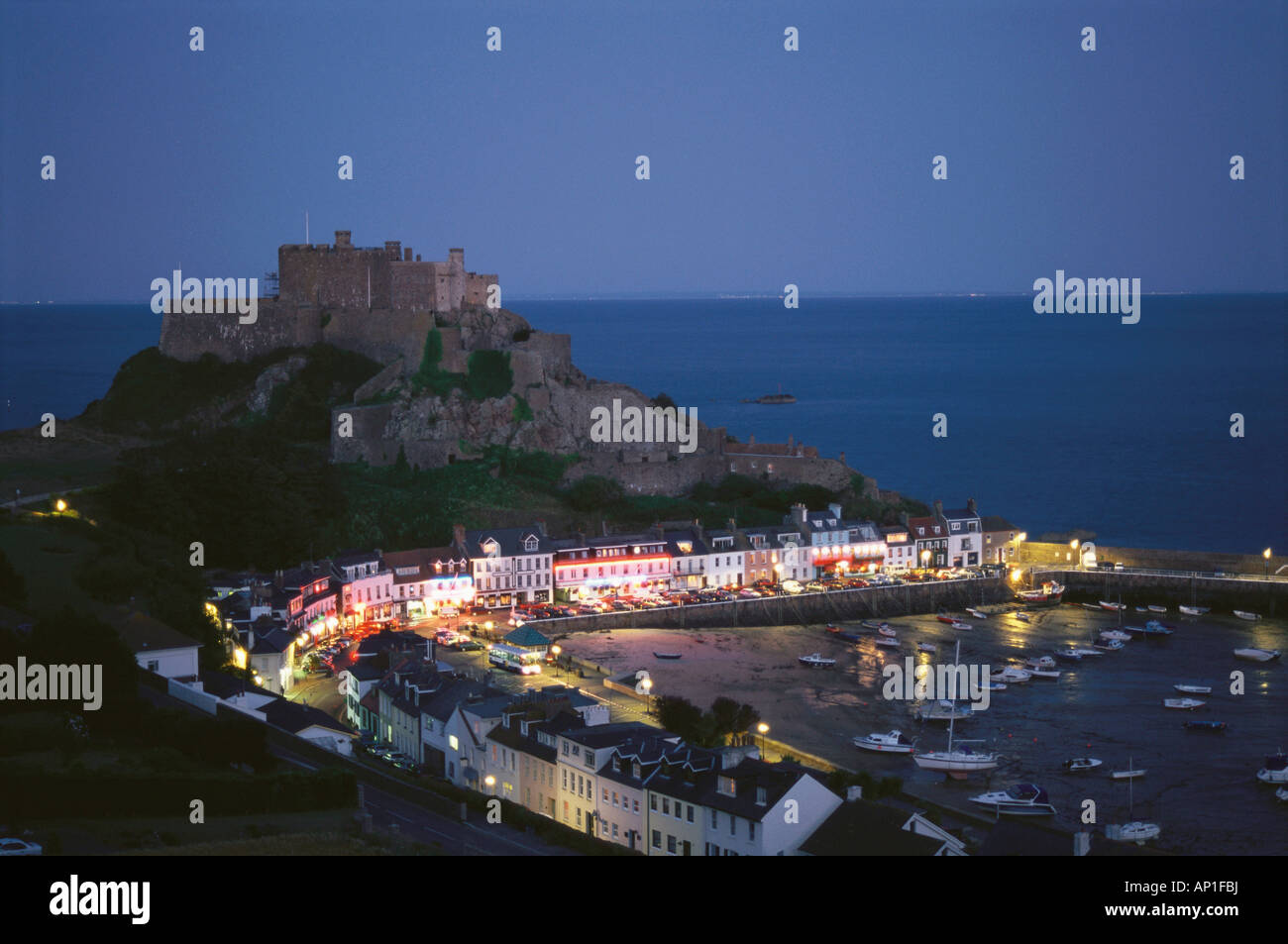 Jersey channel islands at night hi-res stock photography and images - Alamy