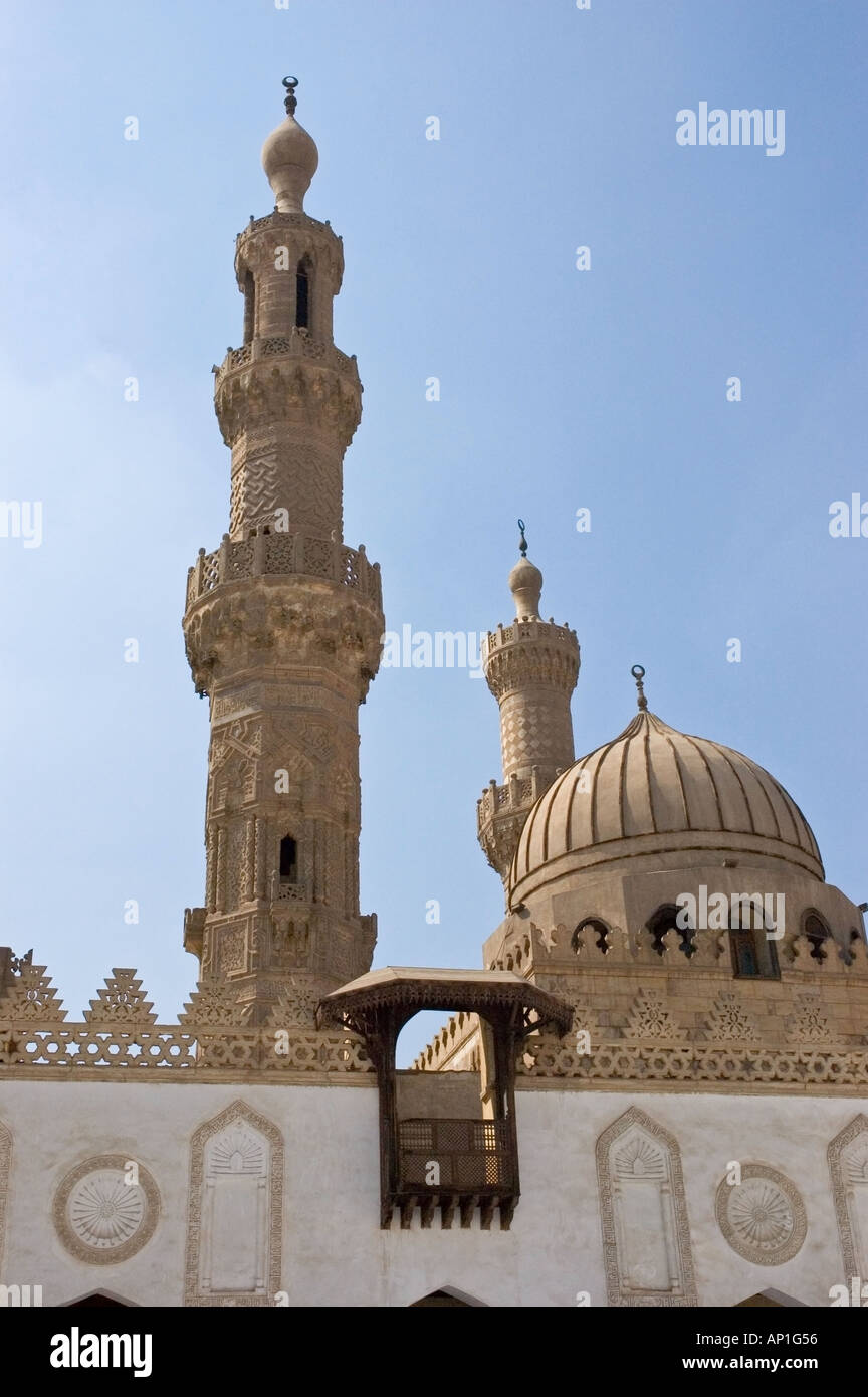 Al Azhar Mosque Islamic area of Cairo Egypt Middle East DSC 3888 Stock ...