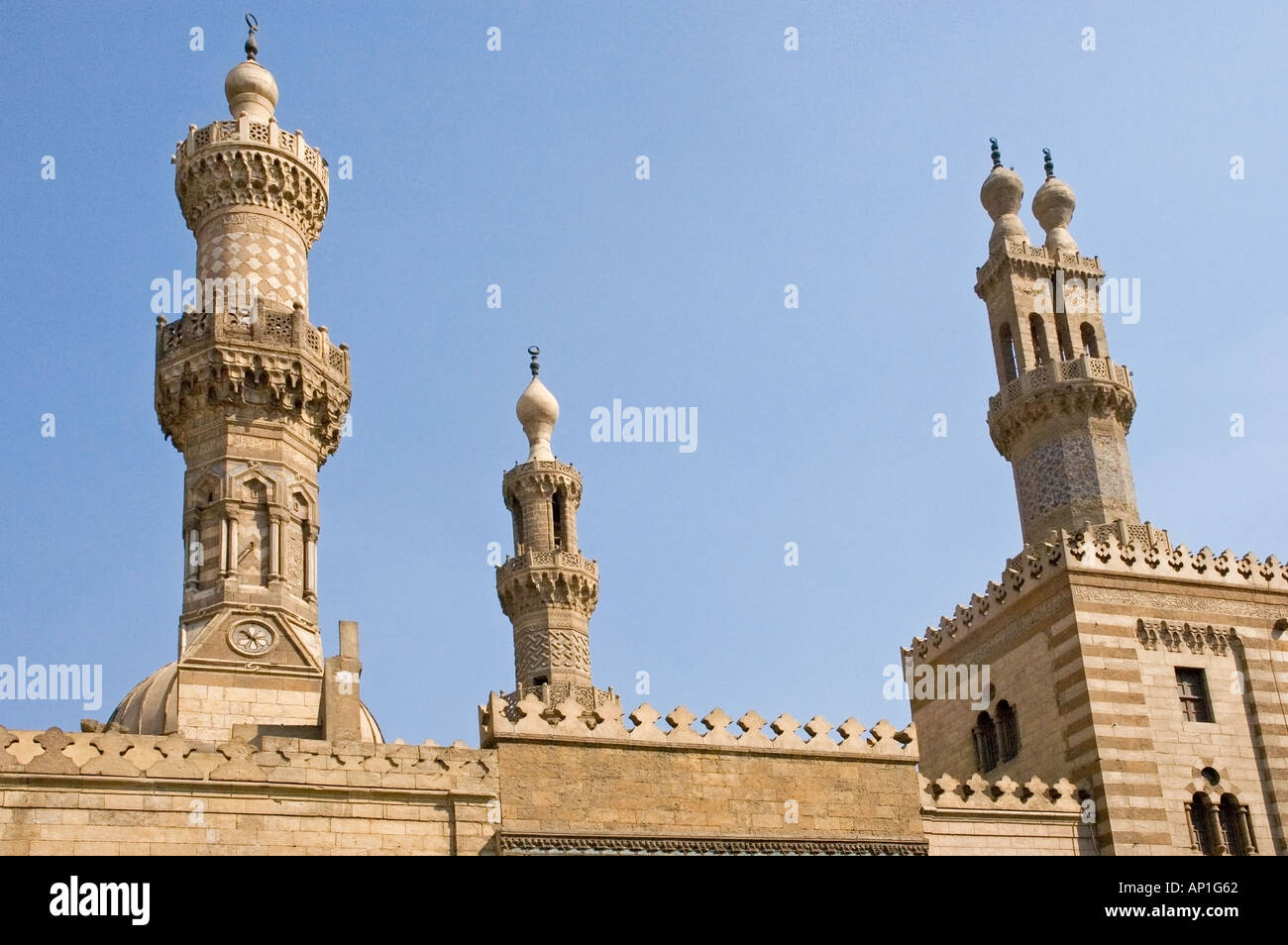 Al Azhar Mosque Islamic area of Cairo Egypt Middle East DSC 3898 Stock ...