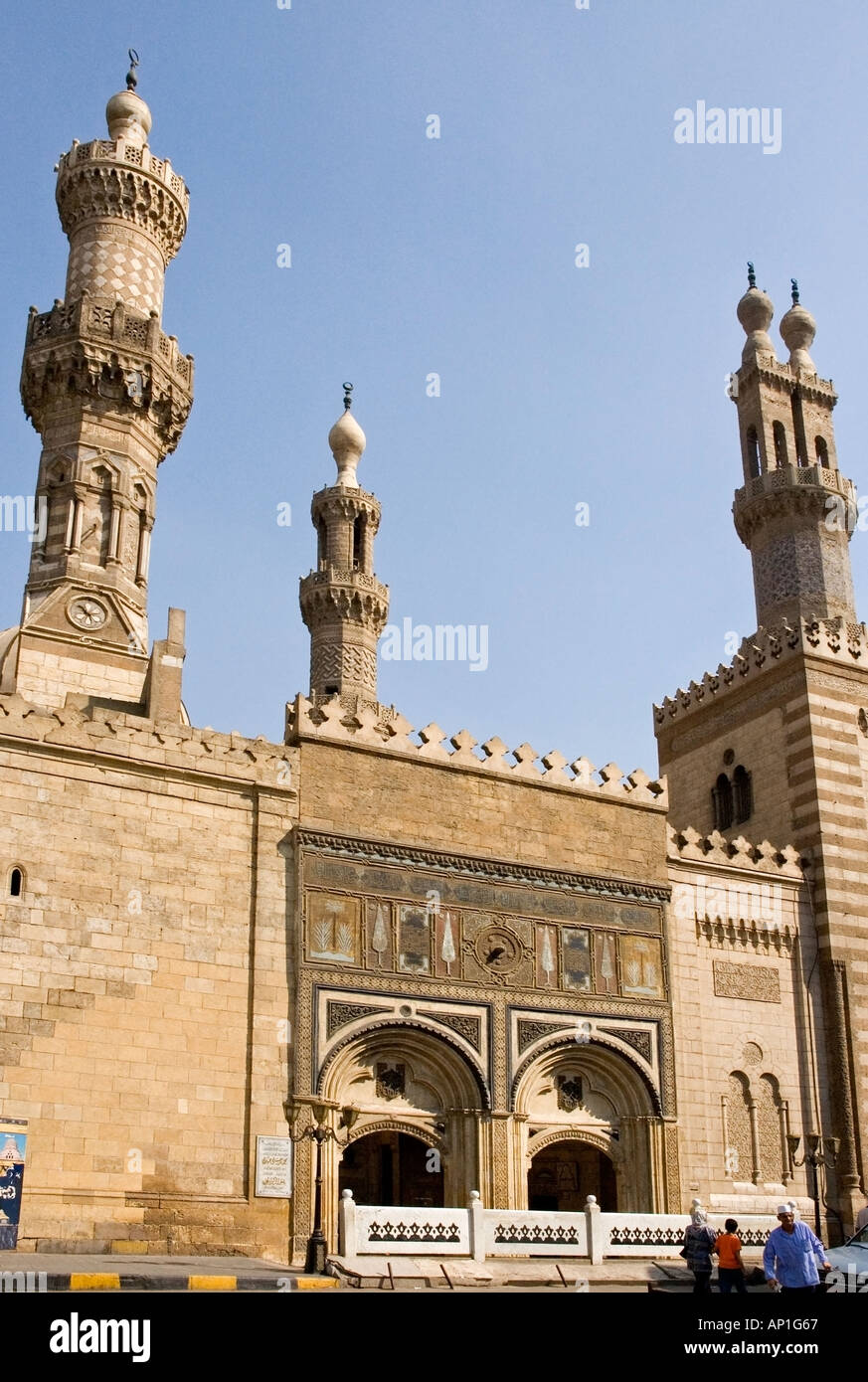 Al Azhar Mosque Islamic area of Cairo Egypt Middle East DSC 3899 Stock ...