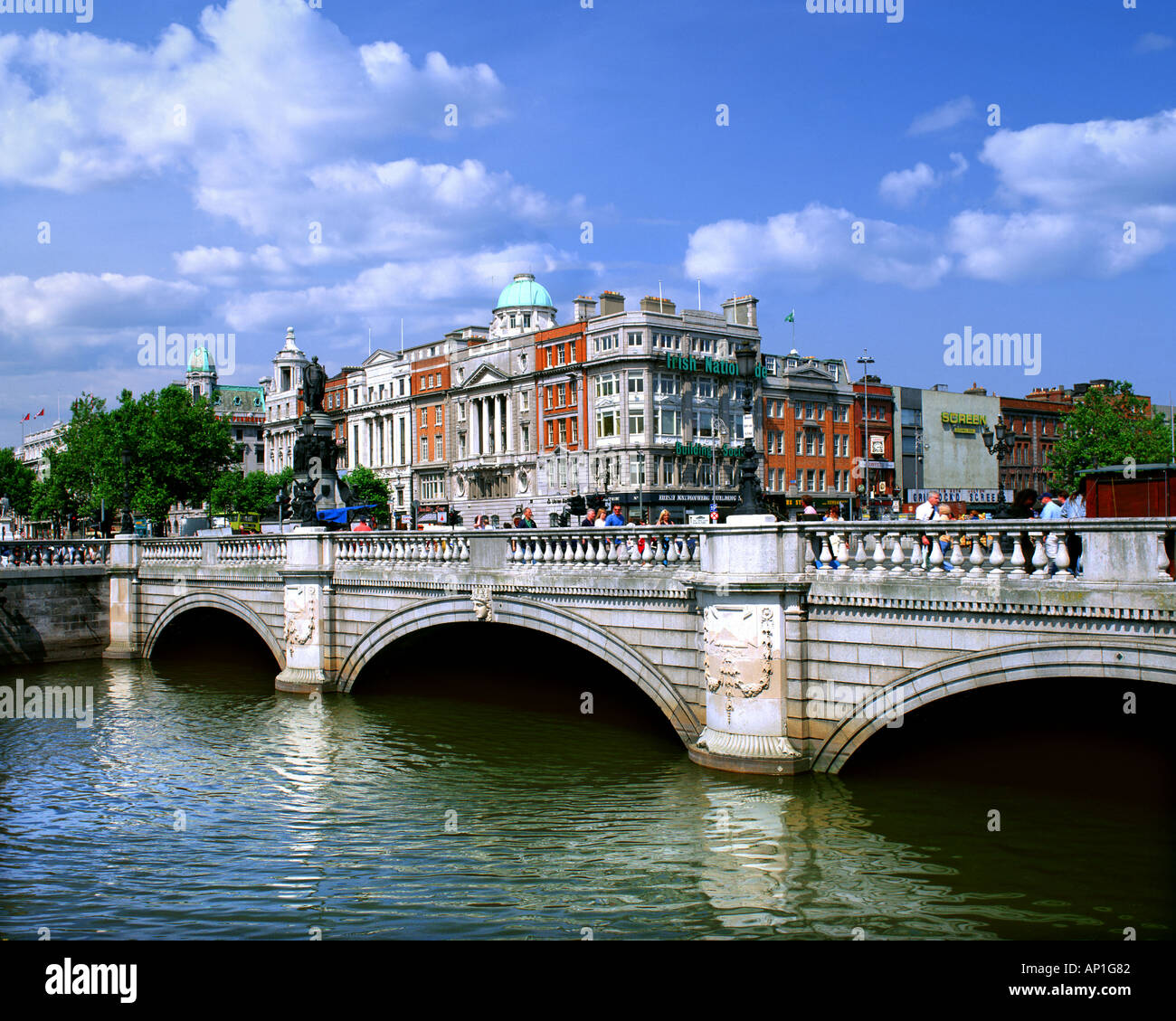 IE - DUBLIN: O'Connell Bridge Stock Photo - Alamy