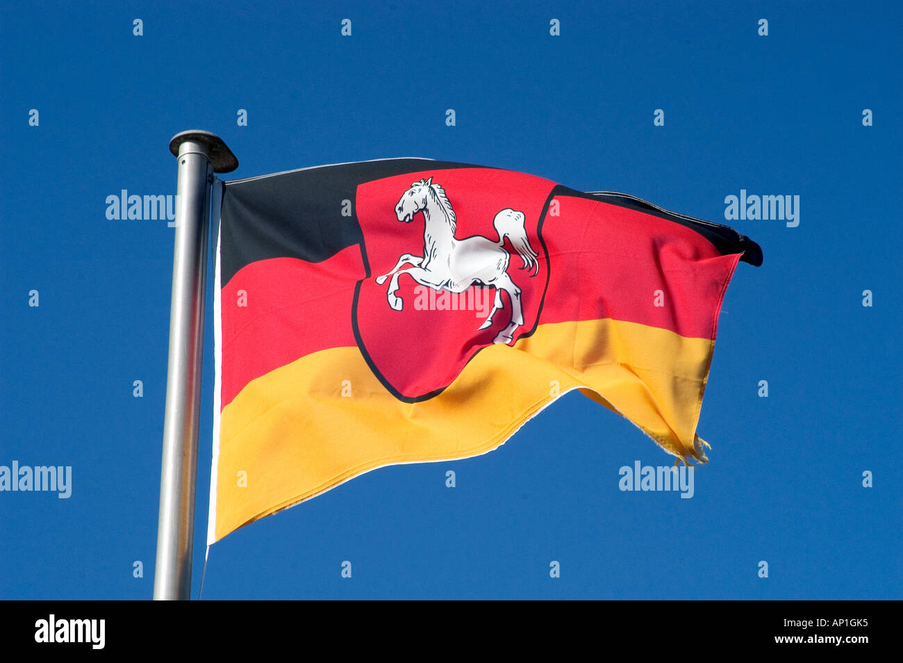 Saxony flag hi-res stock photography and images - Alamy