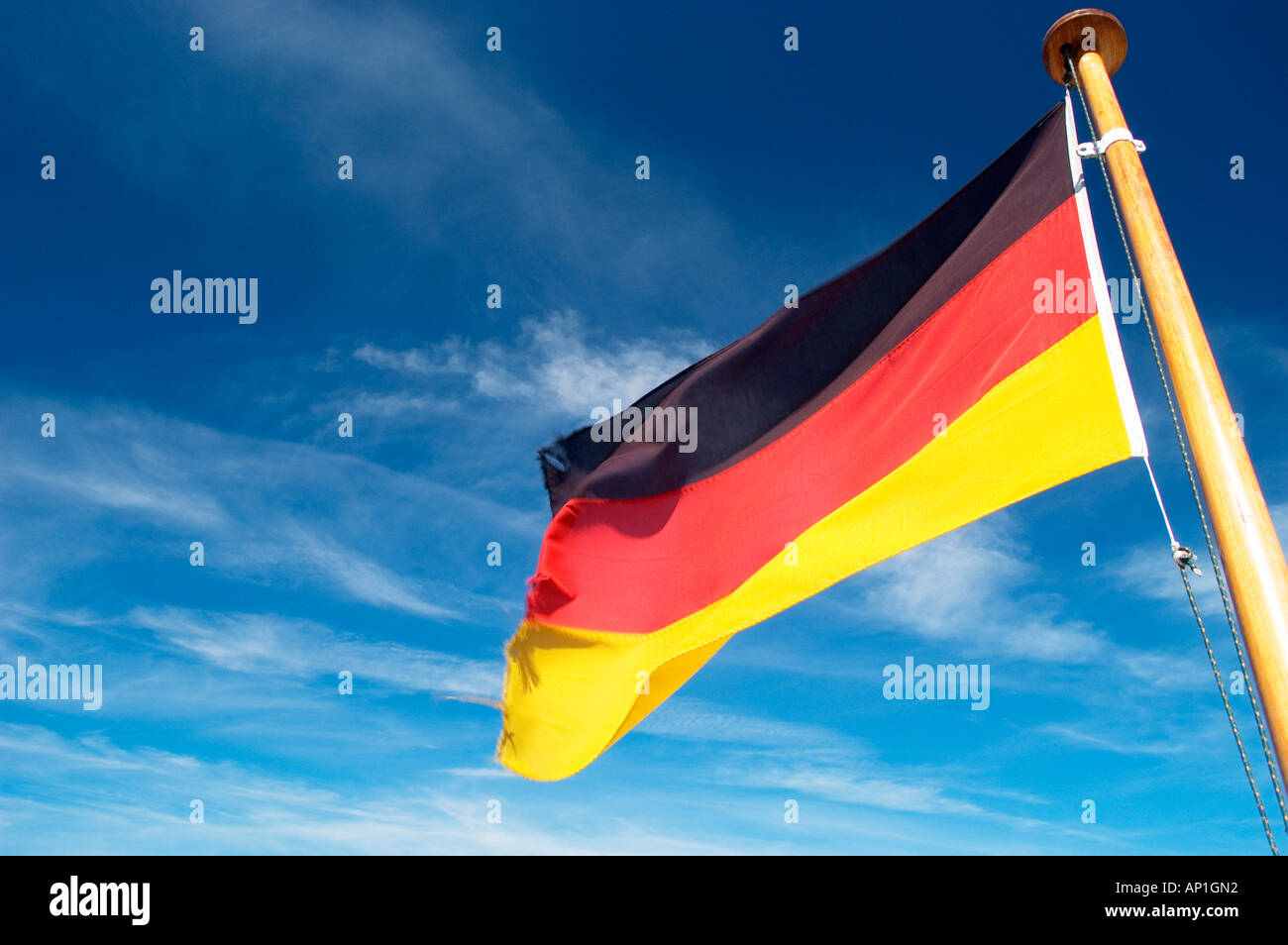 Black red gold flag hi-res stock photography and images - Alamy