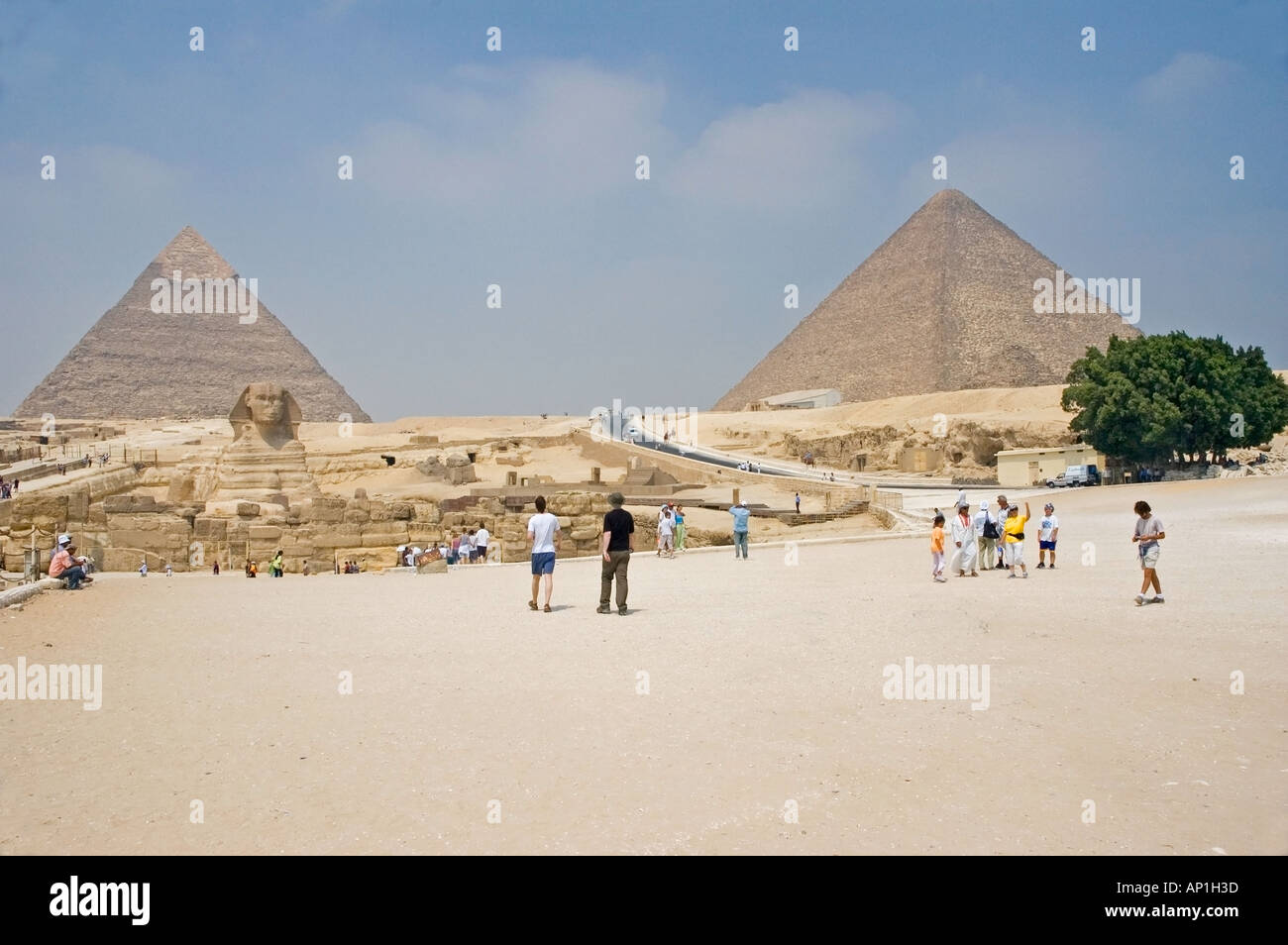 Egyptian pyramids and Sphinx Giza Cairo Egypt Middle East DSC 4125 ...