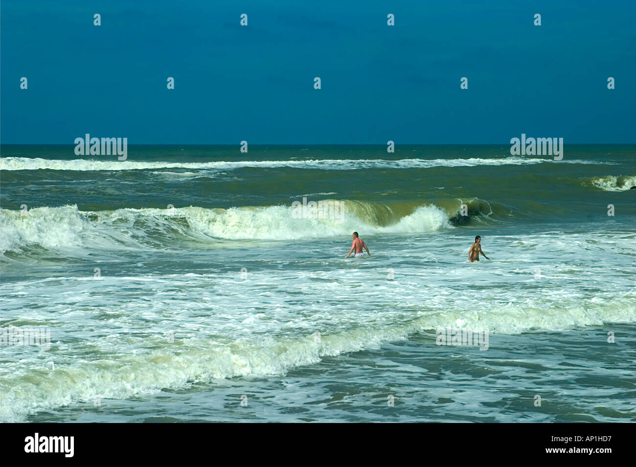 Beach bathing The Danish West Coast Denmark Stock Photo - Alamy